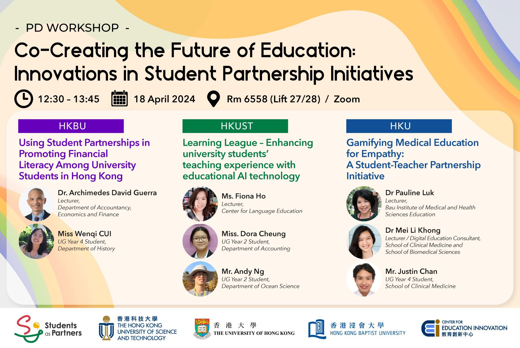 Co-Creating the Future of Education: Innovations in Student Partnership Initiatives | HKUST CEI ...